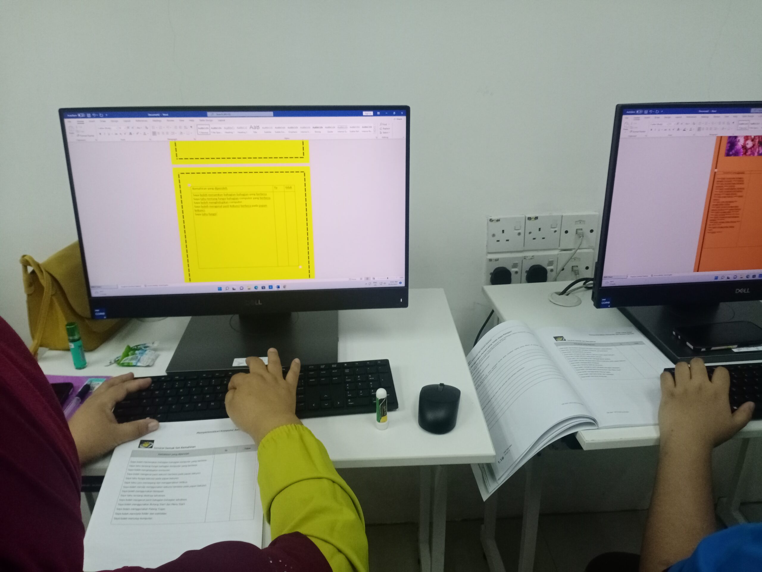 Aktiviti Ogos 2023 : Kelas ICT – Microsoft Word – NADI Kampung Batu Putih
